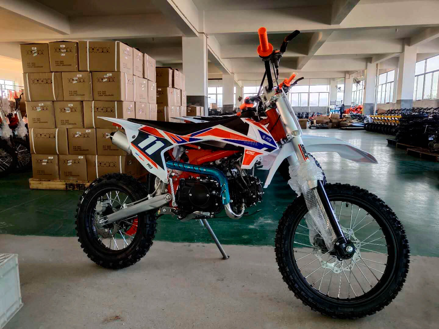 Питбайк PRB PRO 125 cc купить вне дорожный мотоцикл с доставкой по Украине